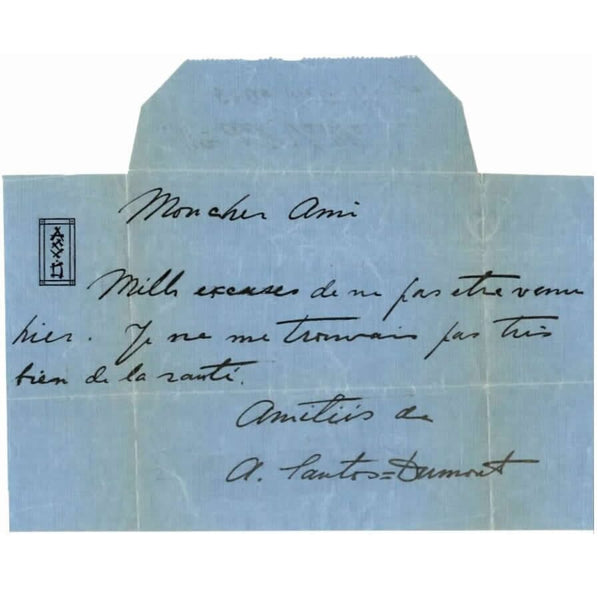 Carta manuscrita de Alberto Santos Dumont | Glórias, documentos ...