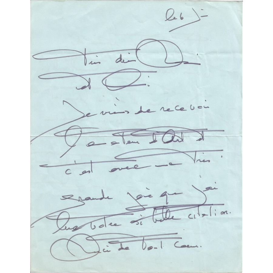 Handwritten letter from Flora Morgan-Snell (1973) | Glories, historical ...